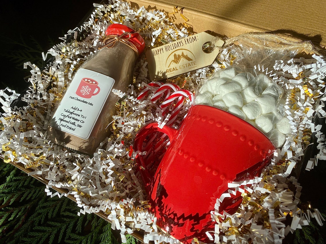 BULK ORDER Holiday Gift Box Hot Cocoa Theme | Etsy