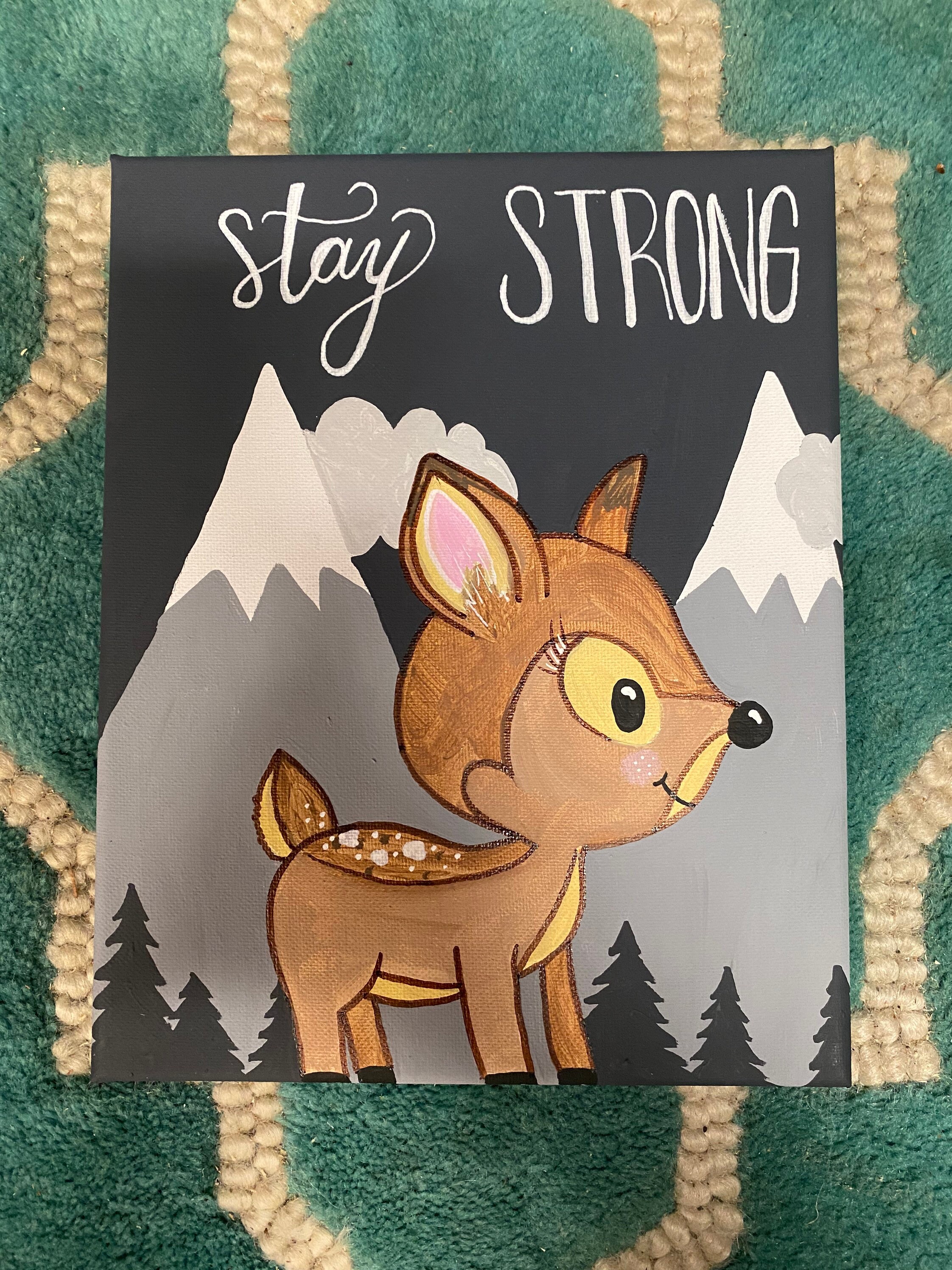 Woodland Animals Nursery Signs Hand Painted | Etsy