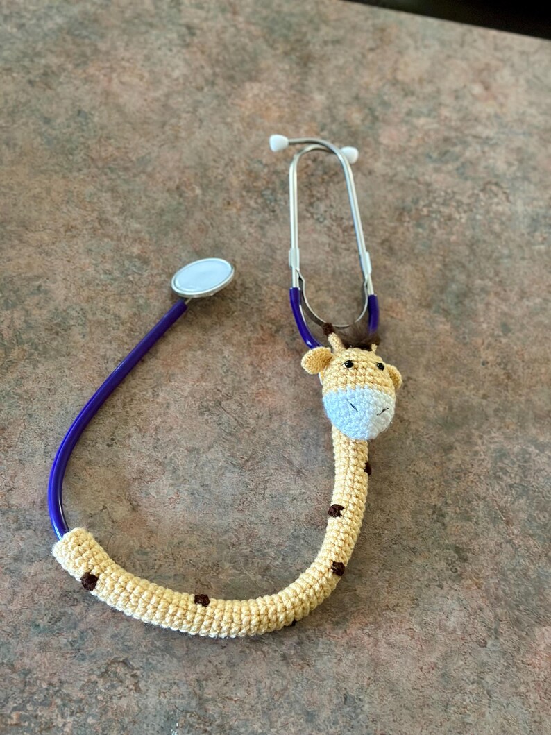 Crochet Giraffe Stethoscope Cover - Nurse Gift - Etsy