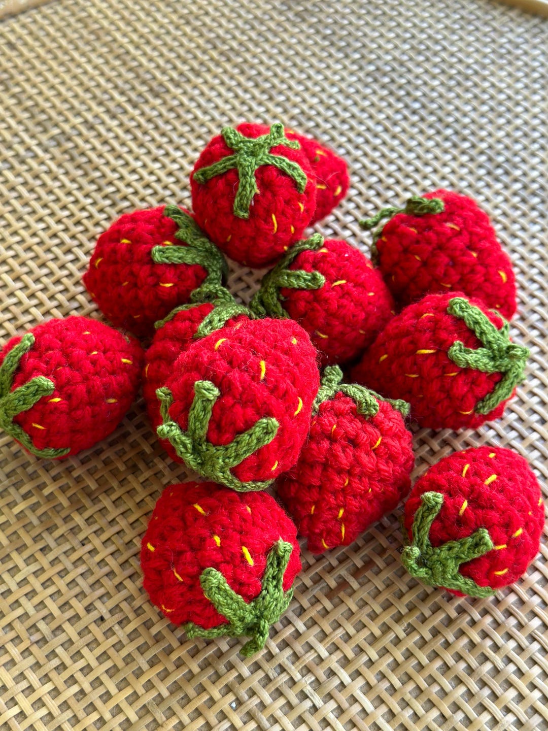Set With 10 Units of Decorative Strawberries, Create Different ...