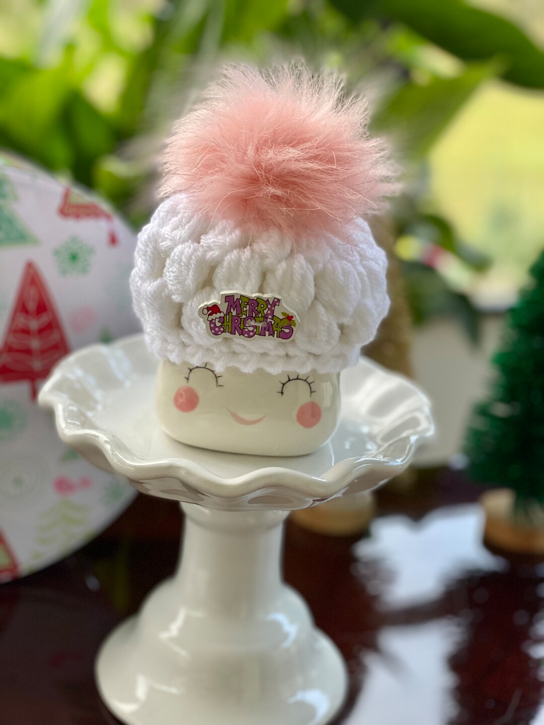 Marshmallow Mugs Hat Crochet Christmas Ornament - Etsy