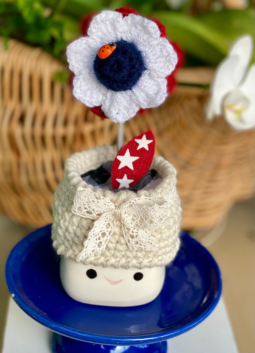 Marshmallow Mug Hat Patriotic ( Mug Not Included ) - Etsy