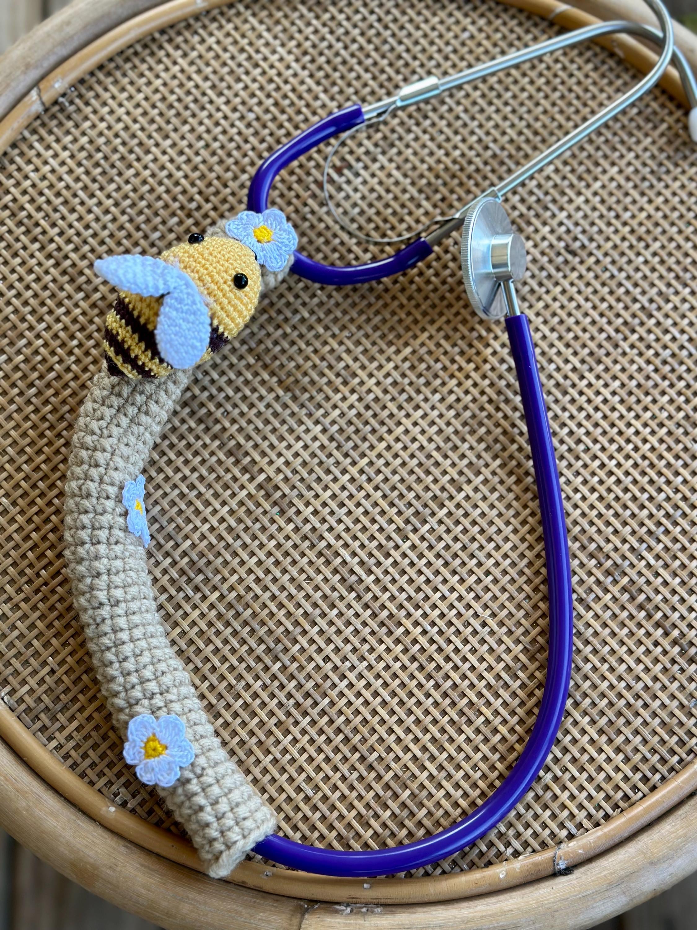 Crochet Bee Stethoscope Cover: Nurse Gift, Bell Stethoscope Jacket - Etsy