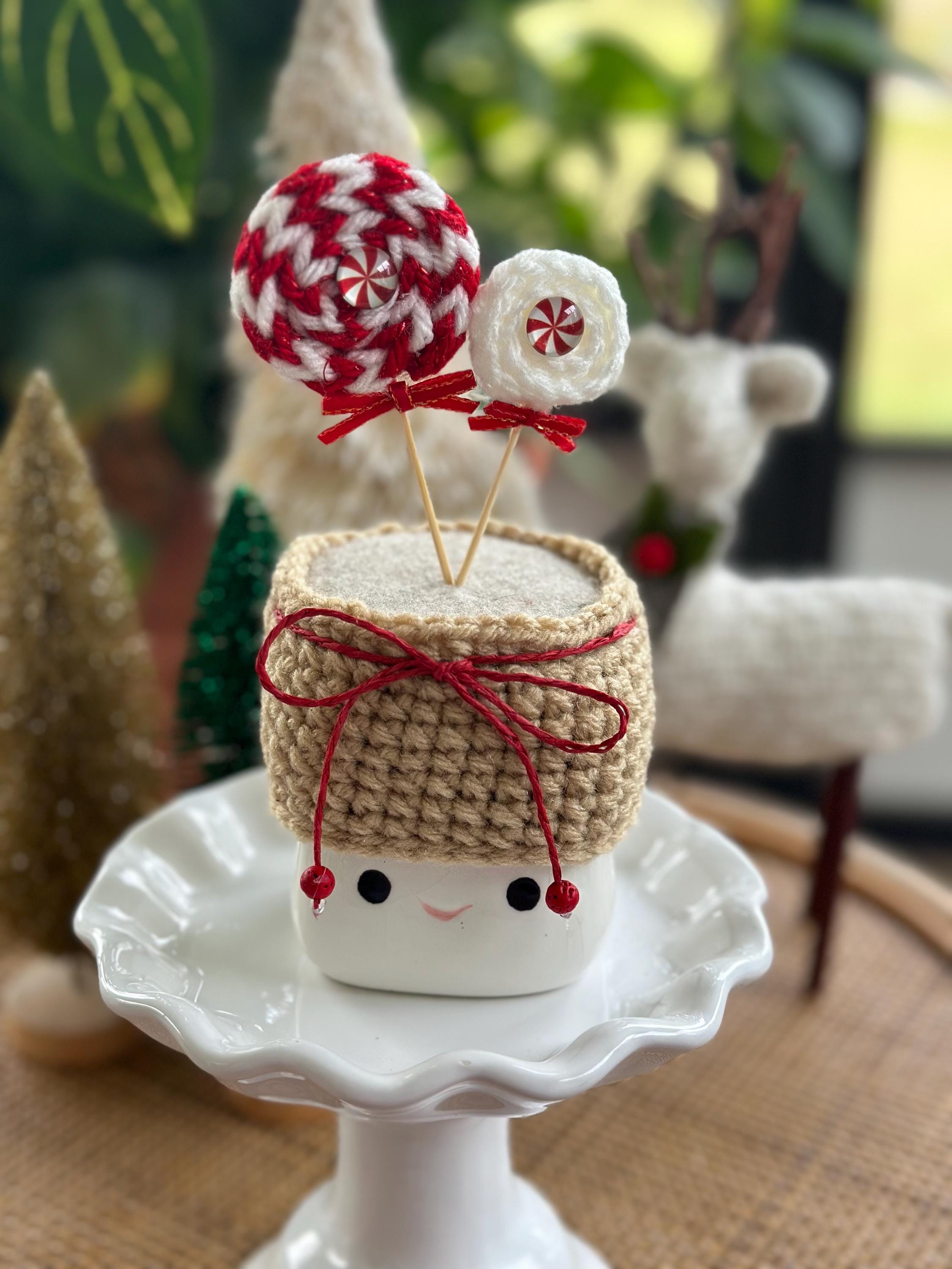 Marshmallow Mug Hat Peppermint (mug Not Included ) - Etsy