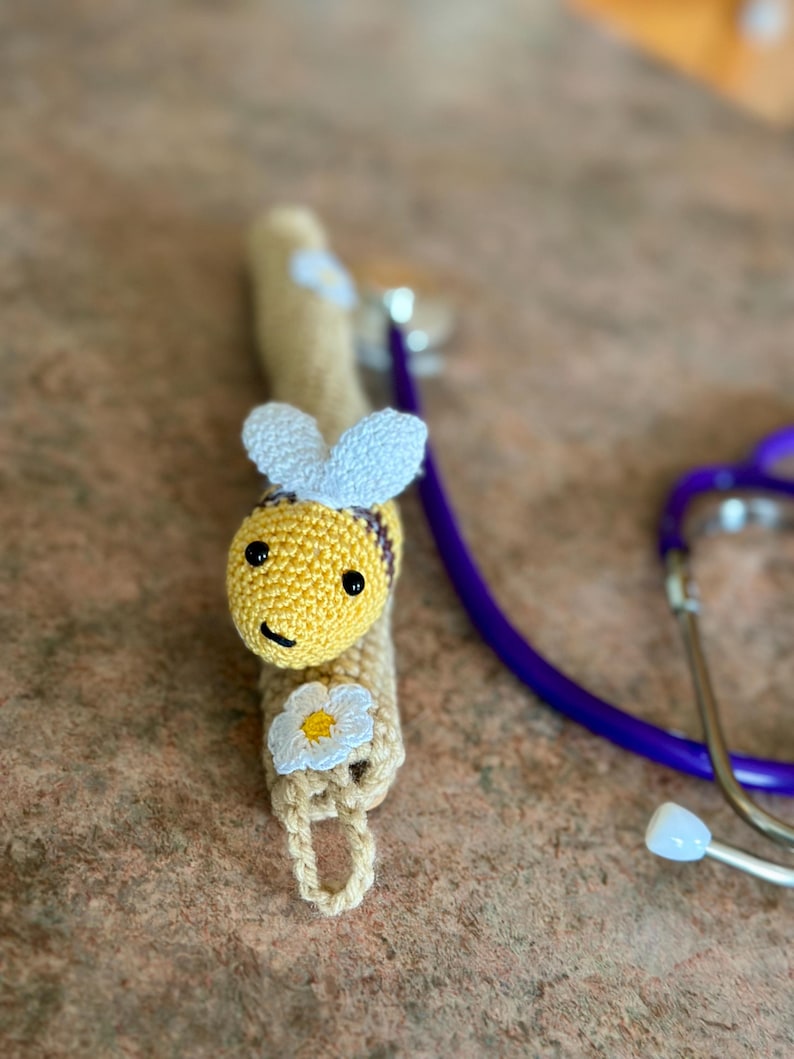 Crochet Bee Stethoscope Cover: Nurse Gift, Bell Stethoscope Jacket - Etsy