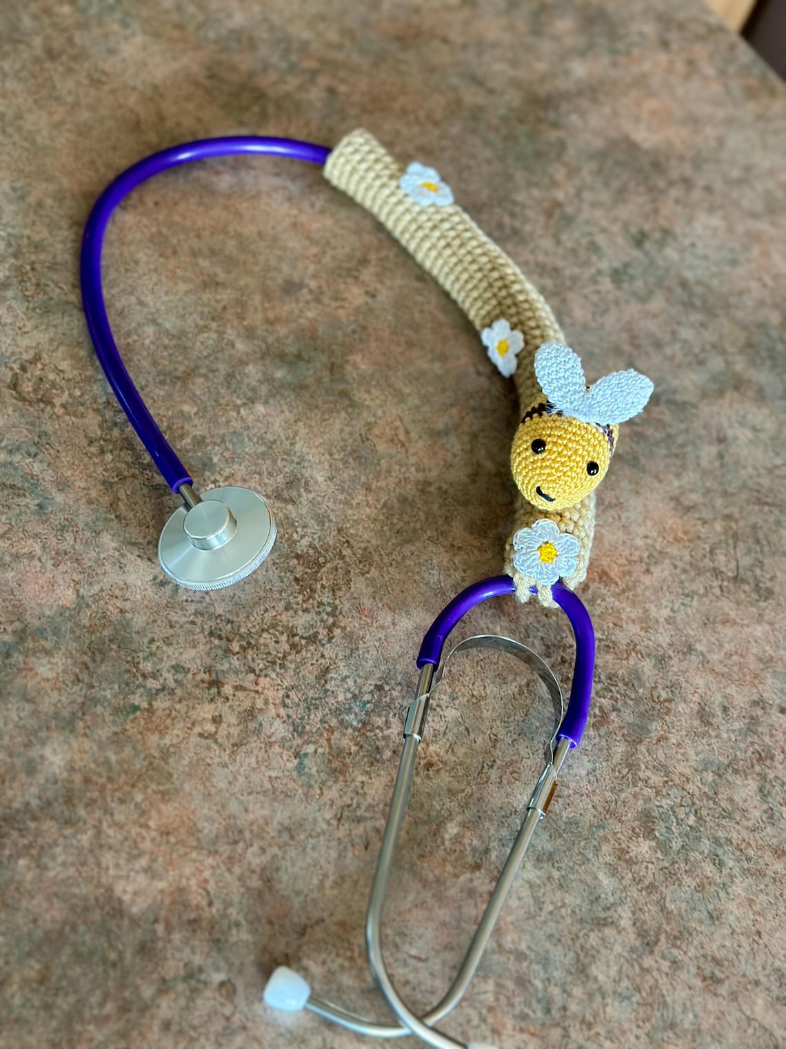 Crochet Bee Stethoscope Cover: Nurse Gift, Bell Stethoscope Jacket - Etsy