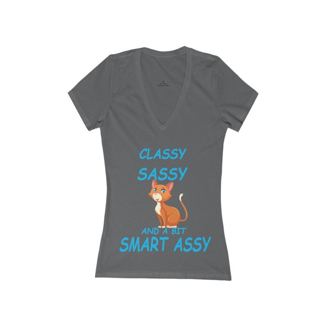 Classy Sassy and a Bit Smart Assy Funny Sarcastic Cool Kitty - Etsy