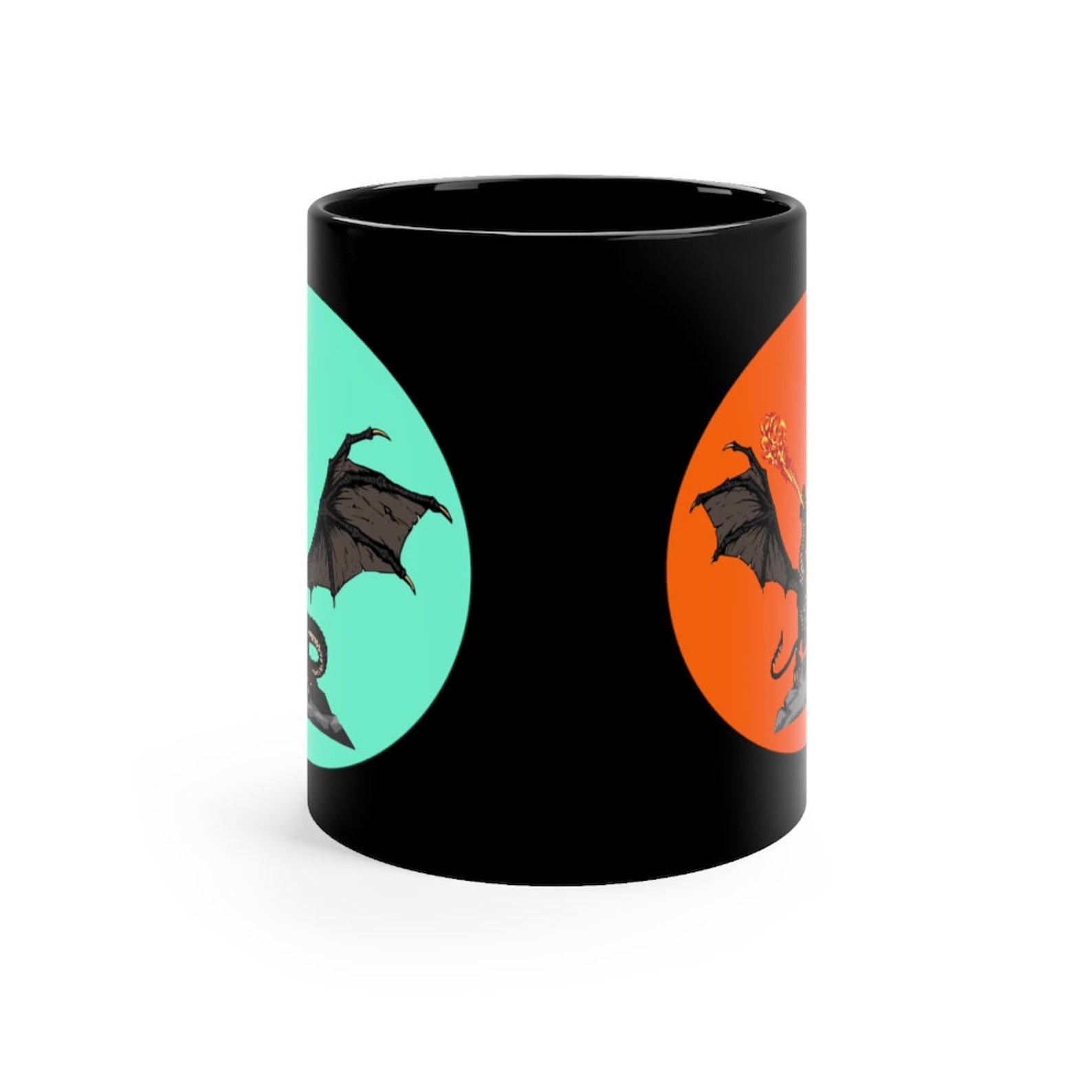 Fire Breathing Dragon Mug Bearded Dragon Mug Dragon - Etsy