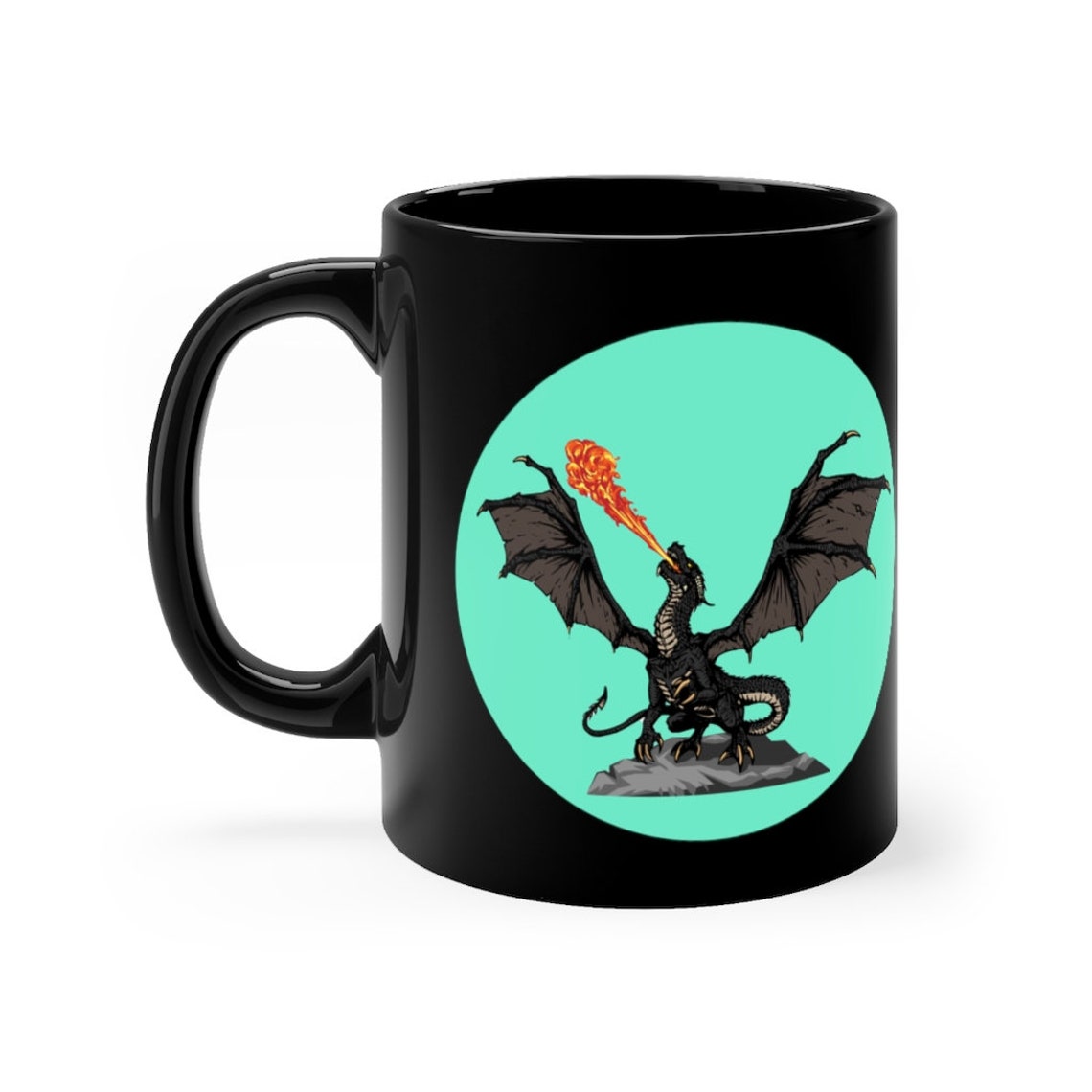 Fire Breathing Dragon Mug Bearded Dragon Mug Dragon - Etsy