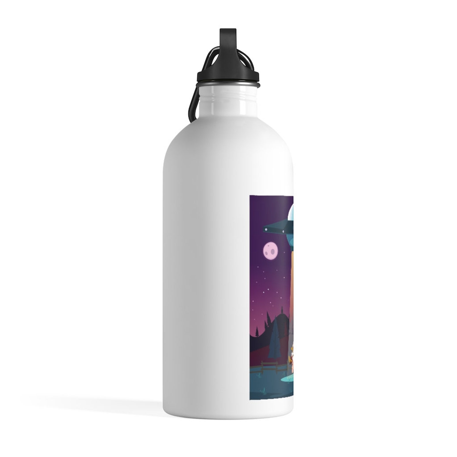 Stainless Steel Water Bottle Ufo Water Bottle Alien Area - Etsy