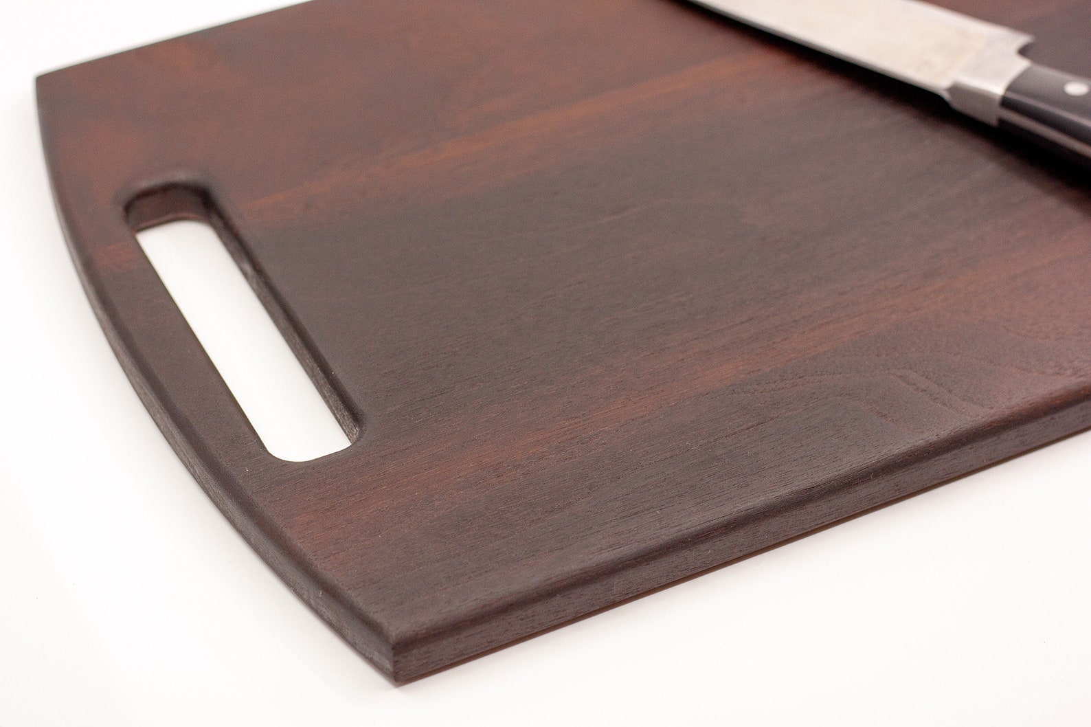 Customizable Face Grain Cutting Board With Handle Perfect | Etsy