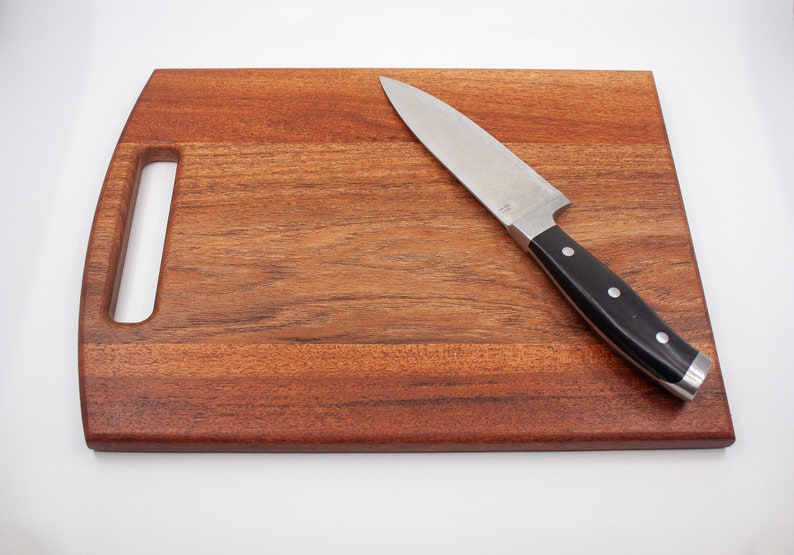 Customizable Face Grain Cutting Board With Handle Perfect | Etsy