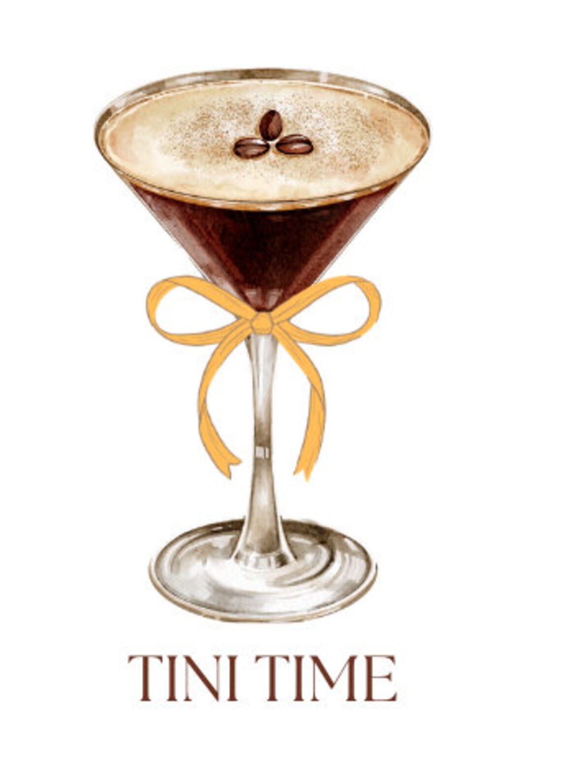 TINI TIME 5 Piece Individual Bar Art - Etsy