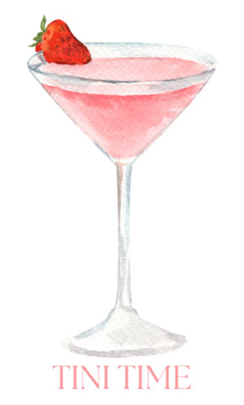 TINI TIME 5 Piece Individual Bar Art - Etsy