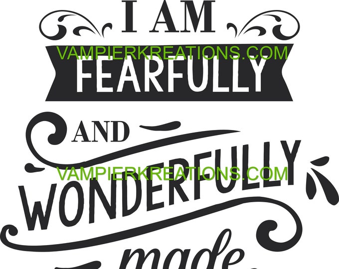 I Am Fearfully and Wonderfully Made, Handprint Craft for Kids, Psalm ...
