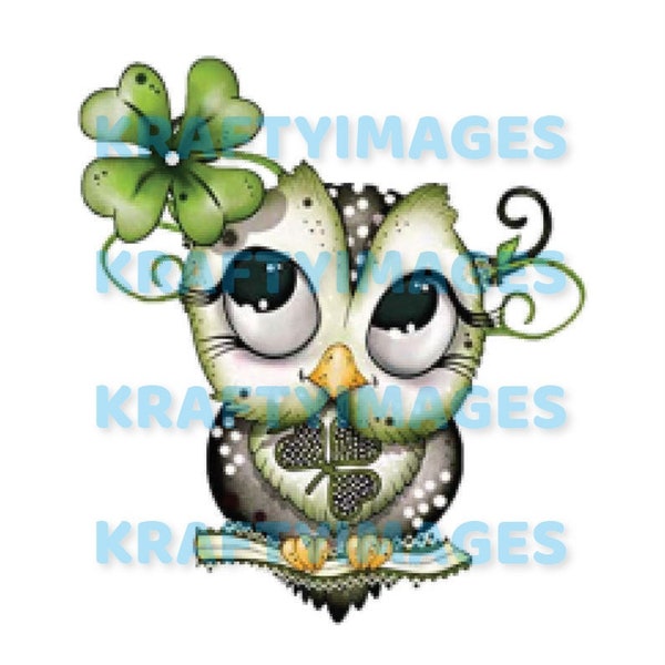 St Patricks Day Owl - Etsy