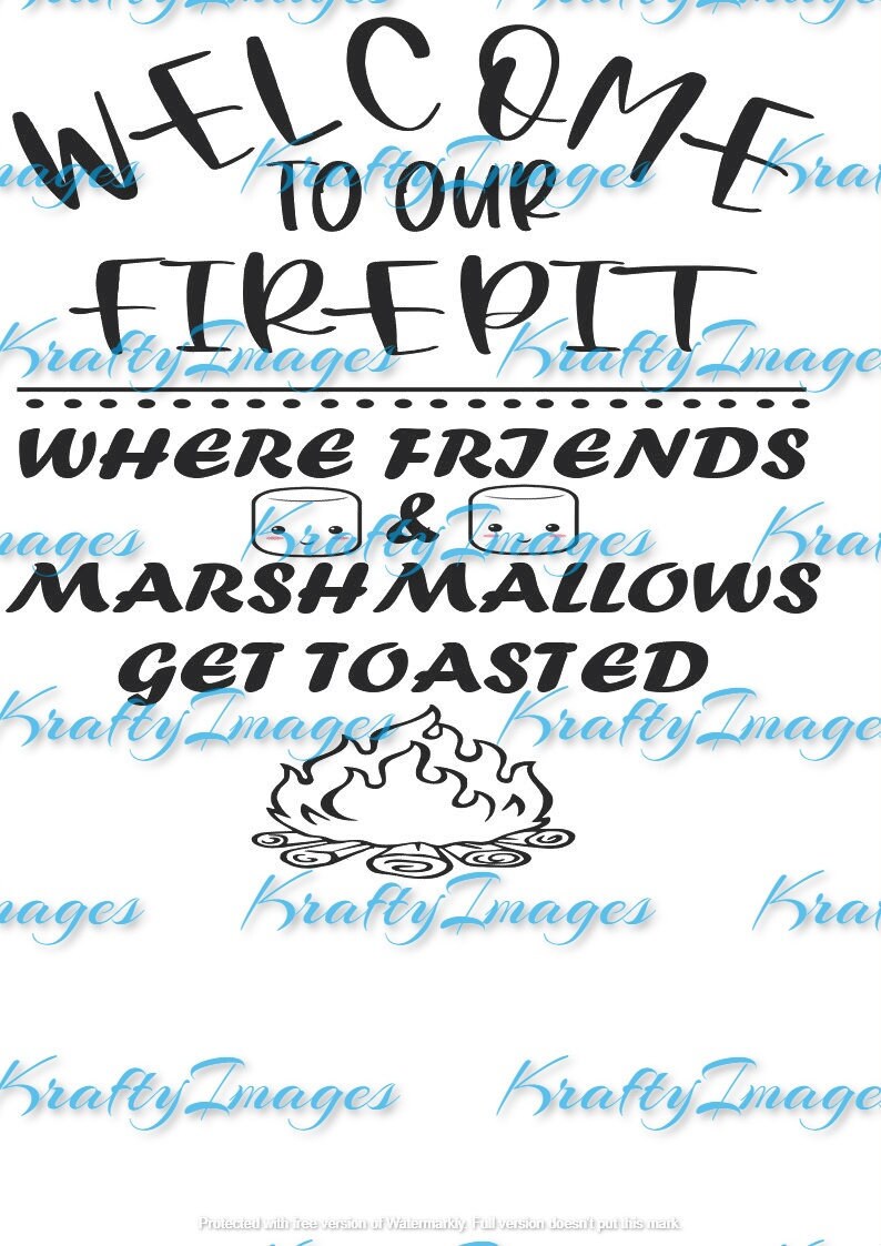 Welcome To Our Fire | Etsy