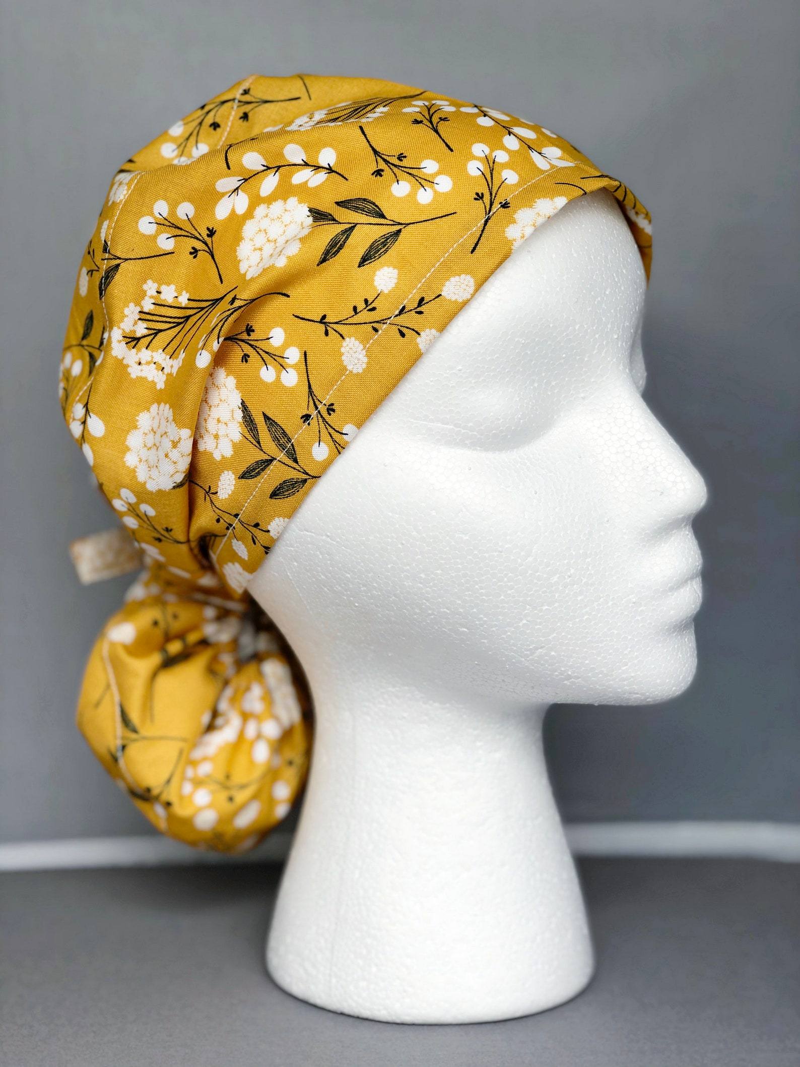 Embroidered Ponytail Scrub Cap for Women Monogram Scrub Cap - Etsy