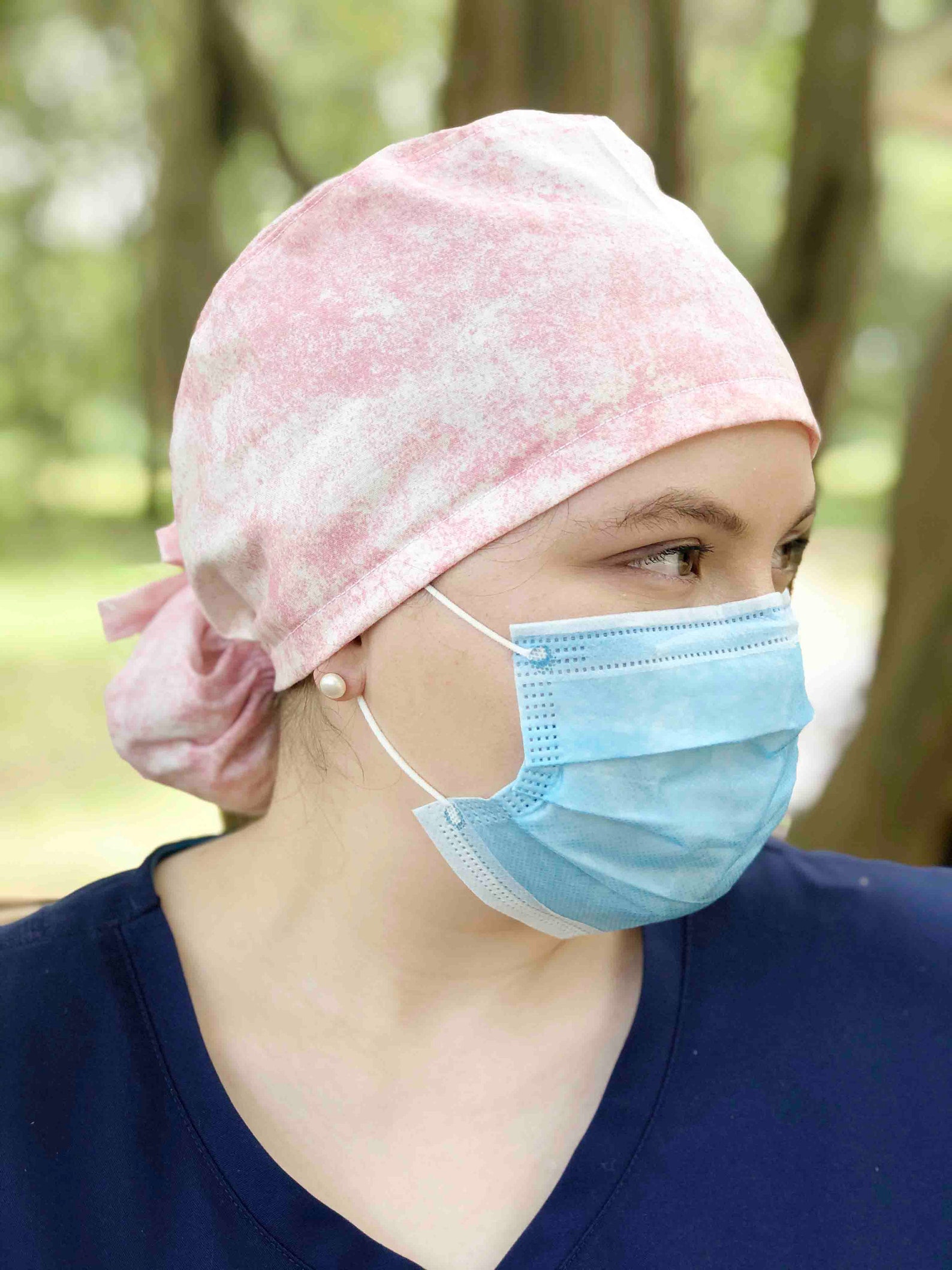 Embroidered Ponytail Scrub Cap for Women Monogram Scrub Cap - Etsy