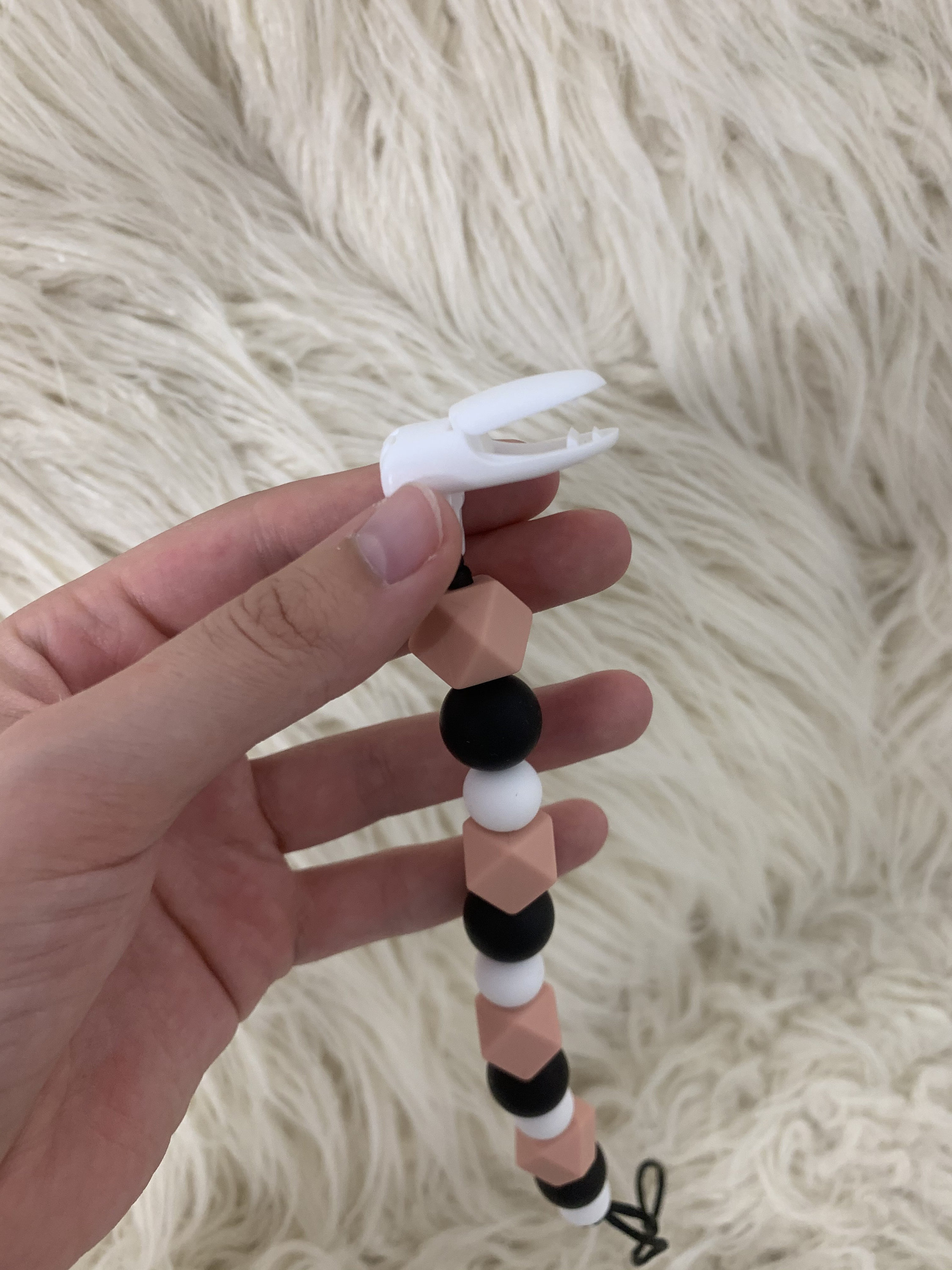 Custom Fall Peachy Almond Pacifier Clip, Cute Fall Pacifier Clips ...