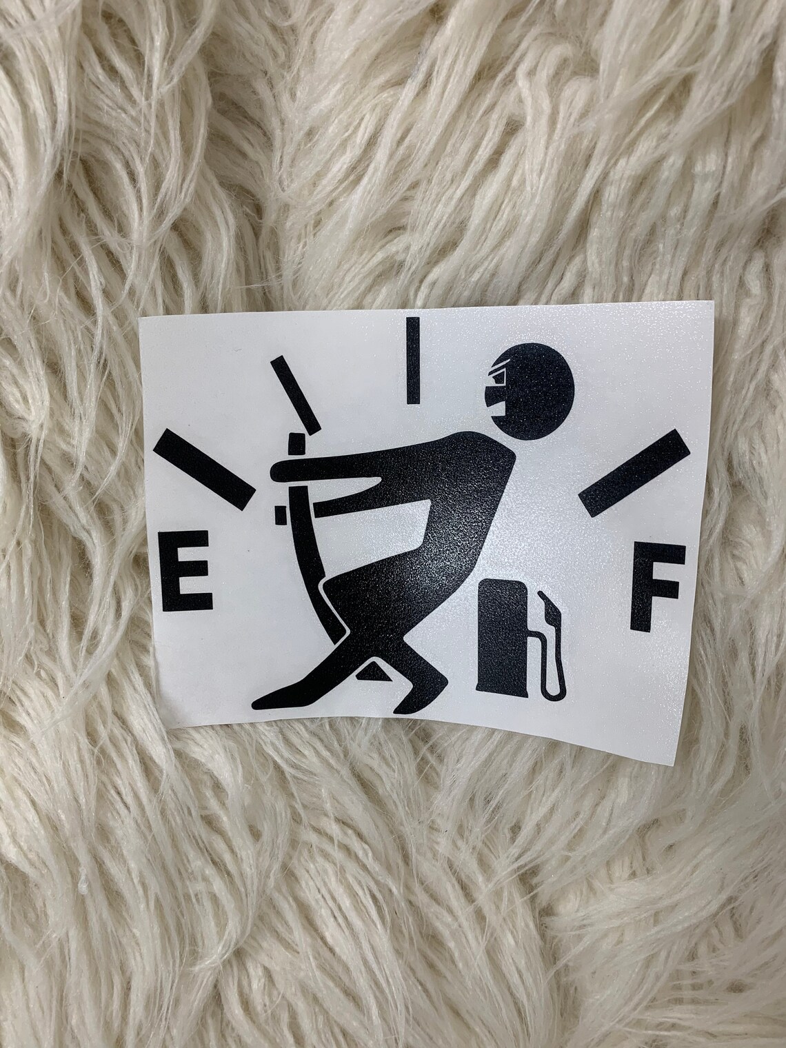 Funny Empty Gas Tank Car Decal Funny Car Decal for Men and | Etsy