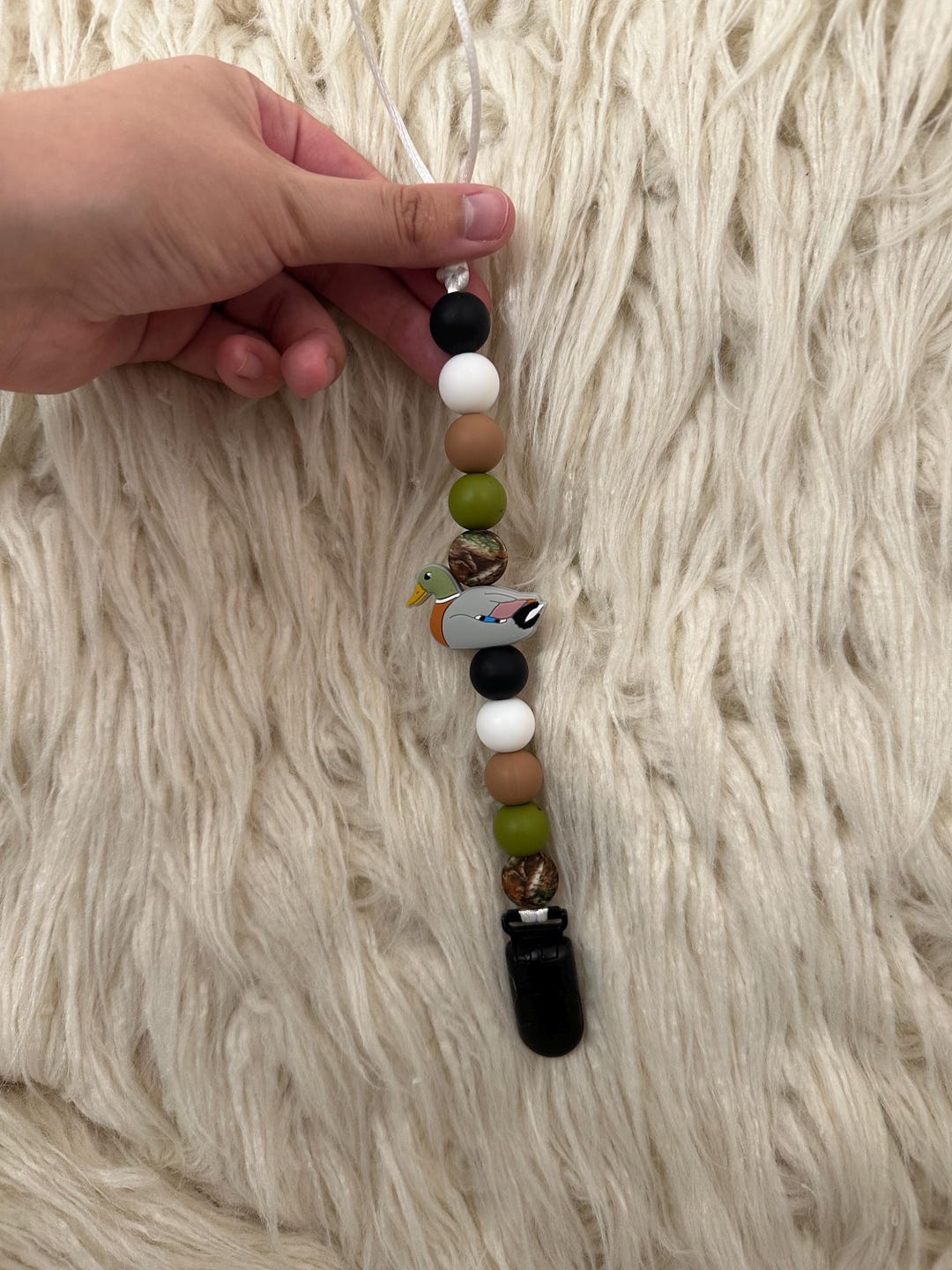 Duck Hunting Pacifier Clip, Camo Duck Hunting Paci Clip, Camo Hunting ...