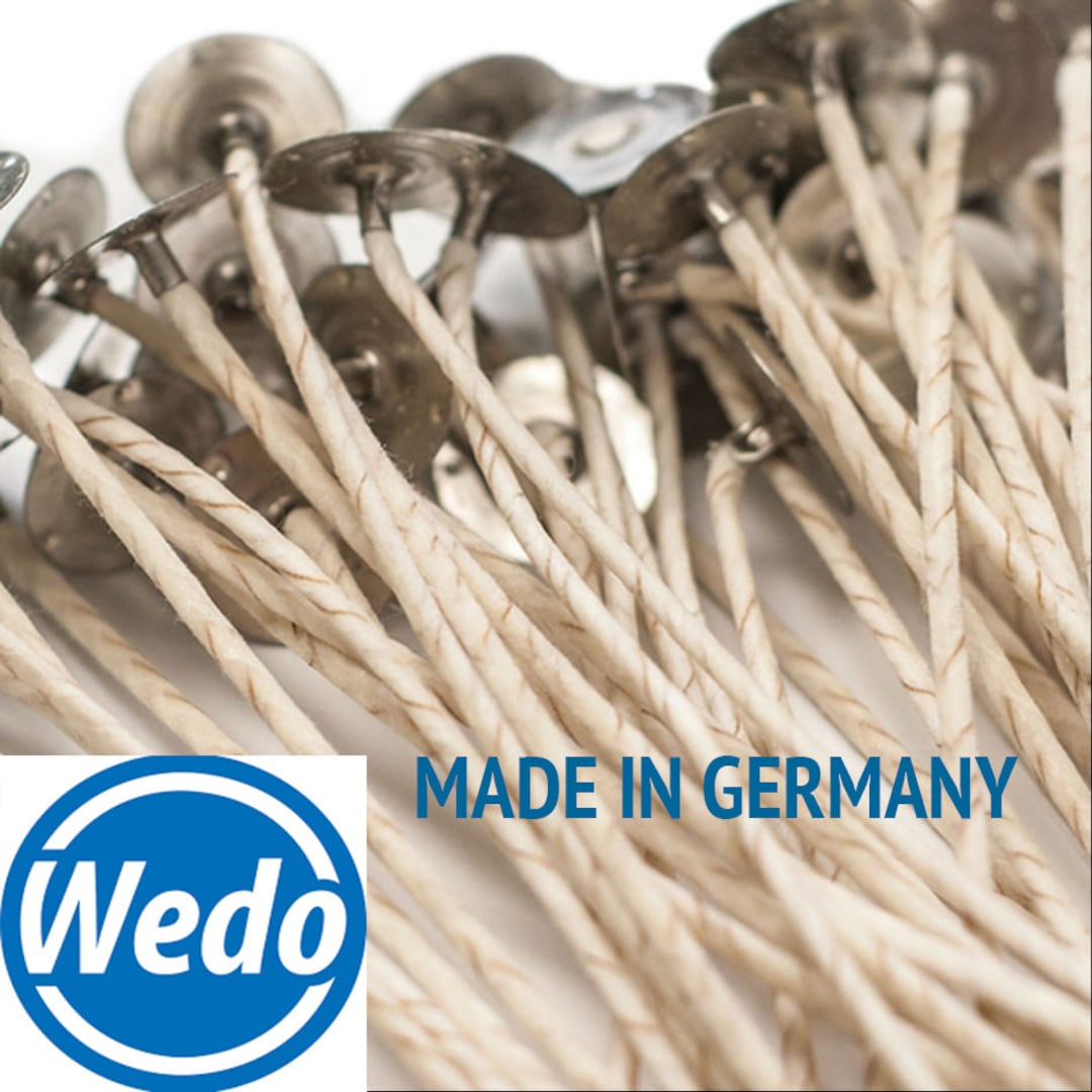 Candle Wicks Pre-waxed Stabilo Brand Wedo Germany 25 Pcs - Etsy Australia