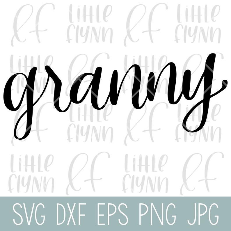 Granny Svg Hand Lettered Svg Granny Cut File Cricut Etsy Ireland
