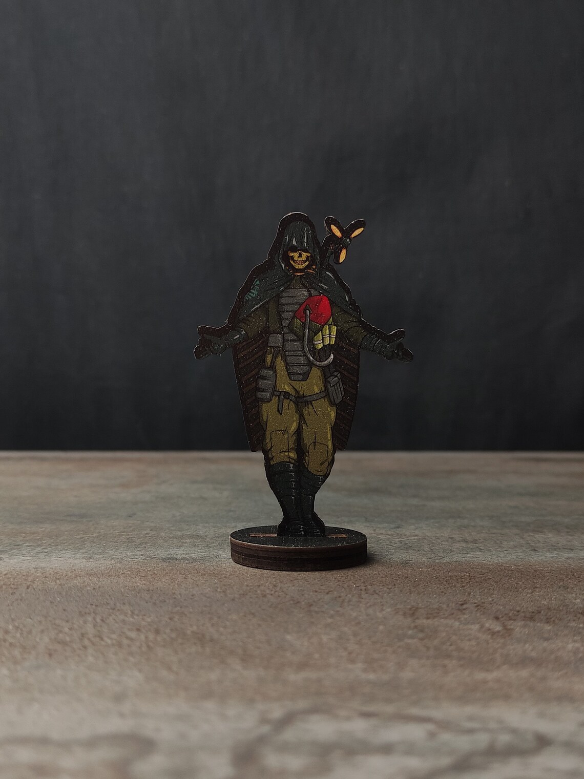 Death Stranding Inspired Wooden Figure Standee Sam, Higgs, Cliff ...