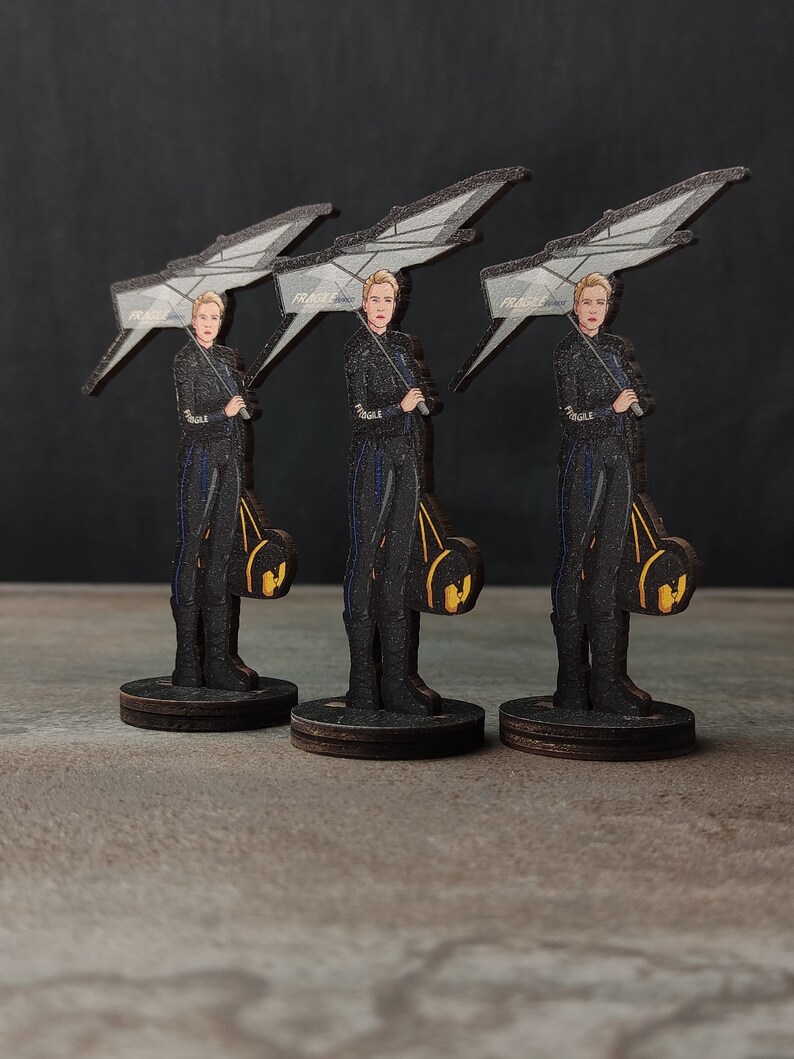 Death Stranding Inspired Wooden Figure Standee Fragile - Etsy