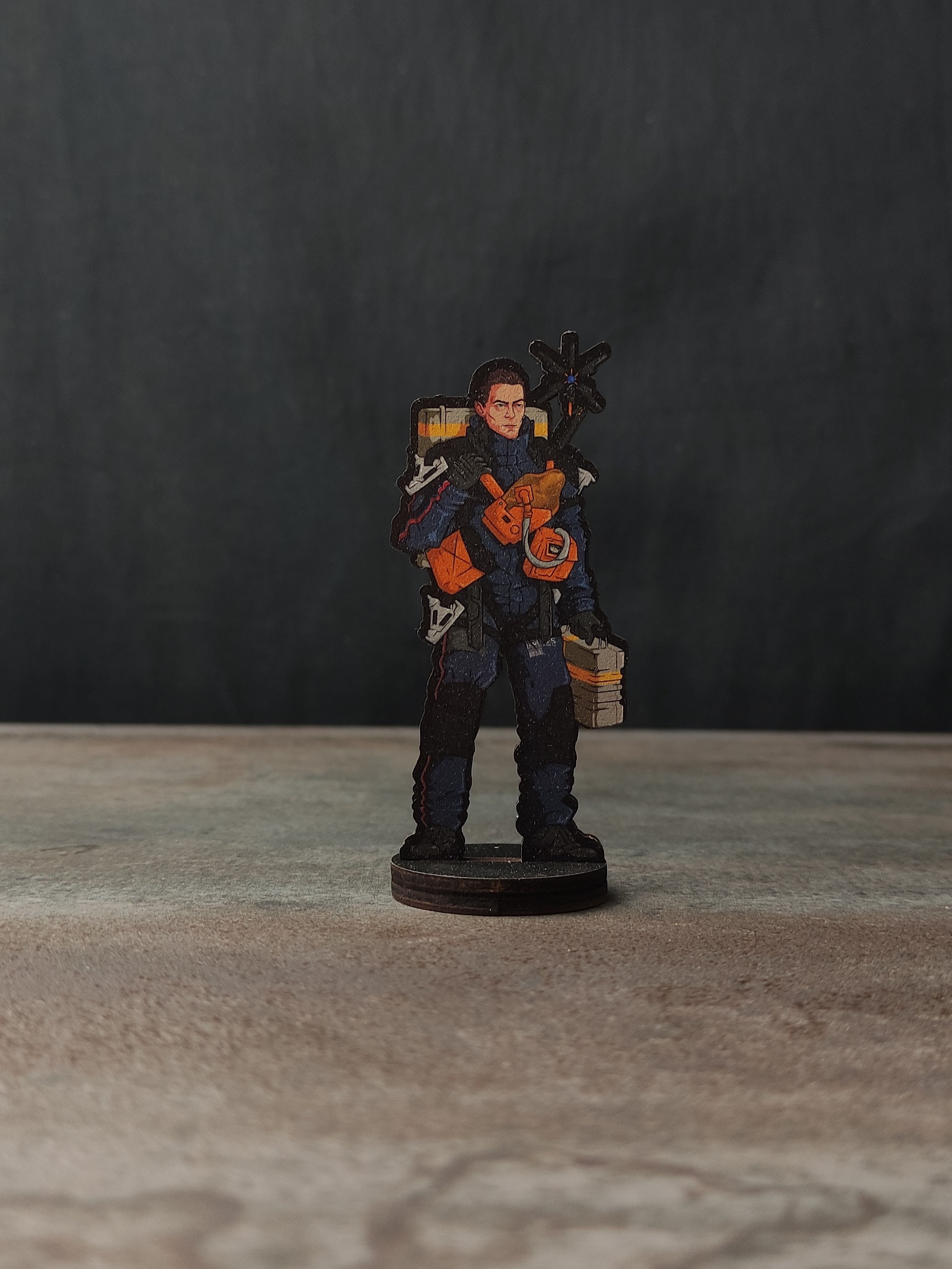 Death Stranding Inspired Wooden Figure Standee Sam, Higgs, Cliff ...