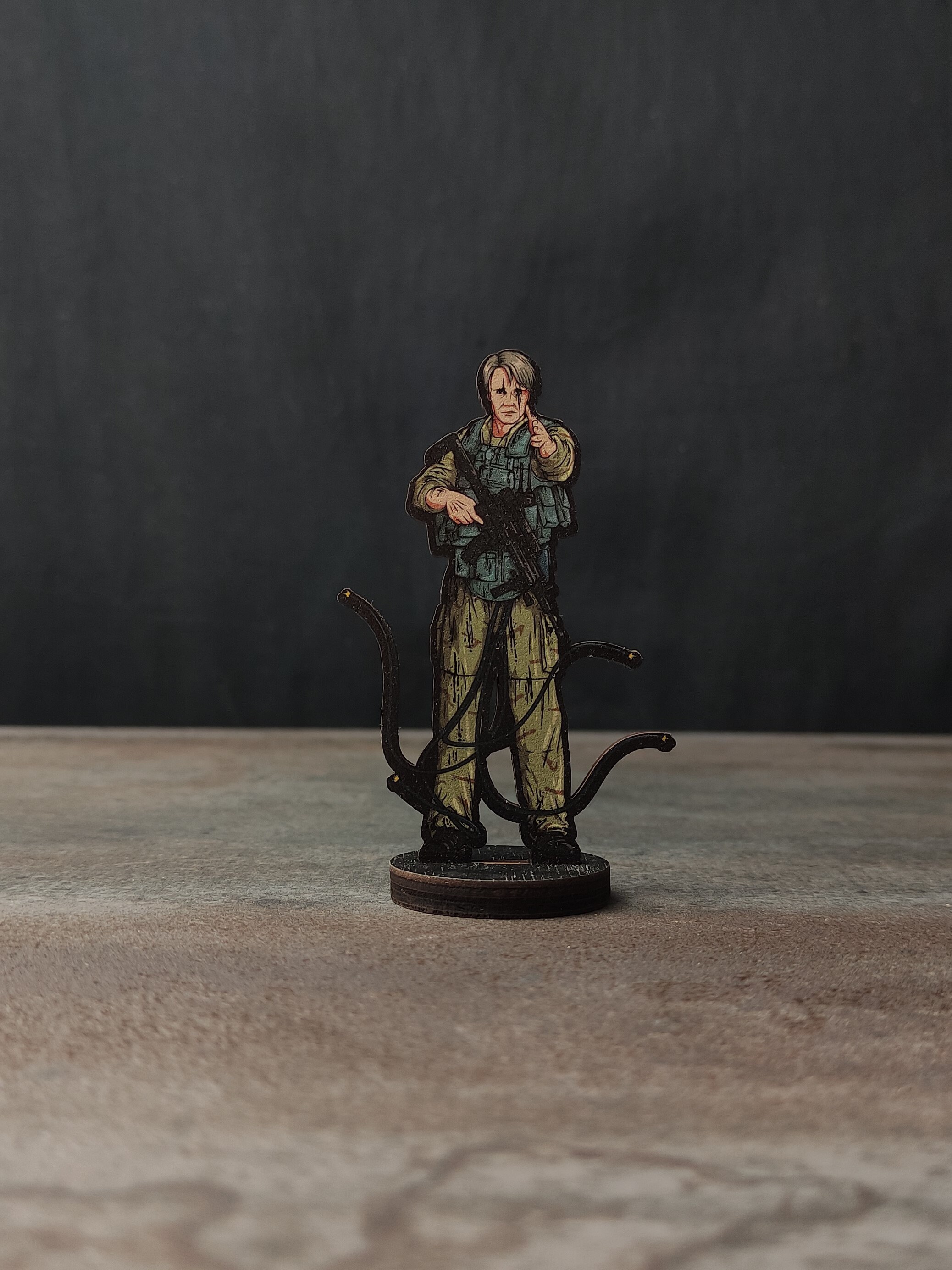 Death Stranding Inspired Wooden Figure Standee Sam, Higgs, Cliff ...