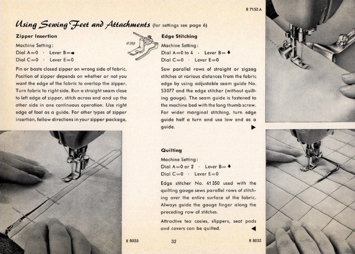 Pfaff 260 Sewing Machine Owners Manual - Digital Download - Etsy