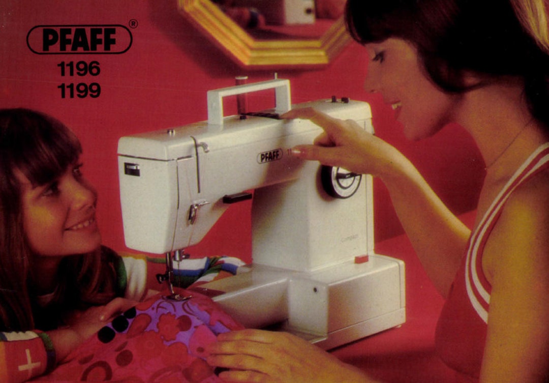Pfaff 1196 / 1199 Sewing Machine Owners Manual - Digital Download - Etsy