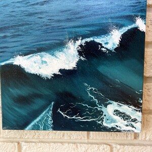 Crashing Wave | Original Oil Painting on Canvas - Etsy