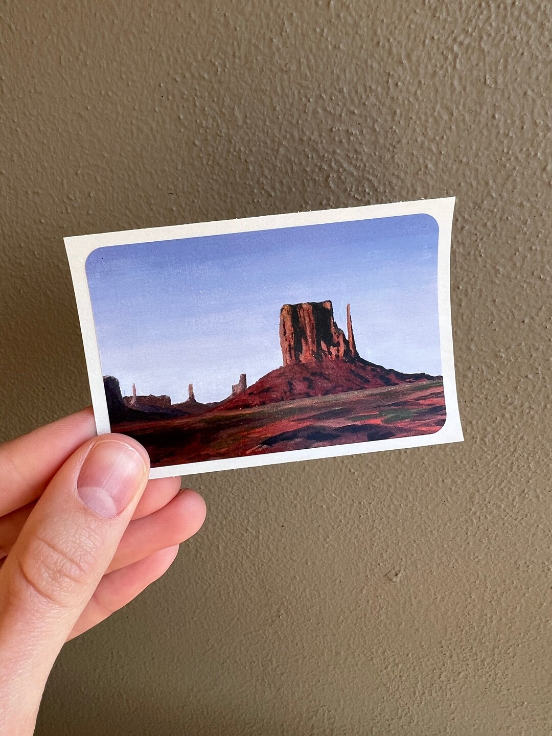 Art Sticker: Monument Valley Landscape - Etsy