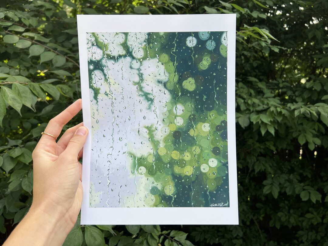Art Print: Midsummer Rainstorm - Etsy