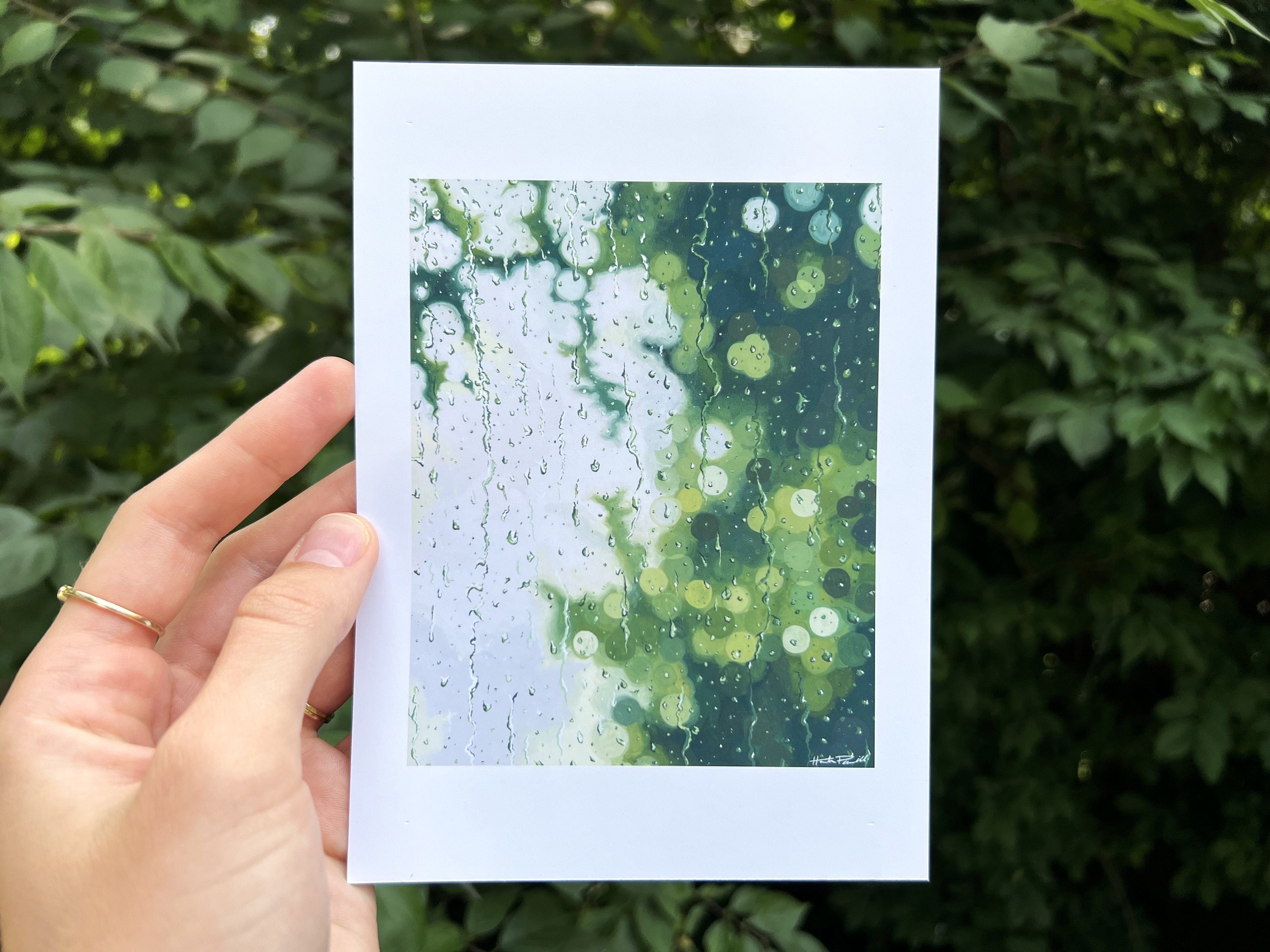 Art Print: Midsummer Rainstorm - Etsy