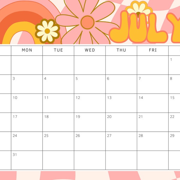 Wall Calendar - Etsy