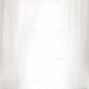 Backlit Window Digital Backdrop, White Curtains, Maternity Baby ...