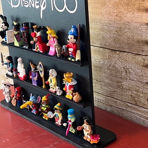 Disney 100 Logo Handmade Mini Figure Display - Holds Over 18 Mini Figs ...