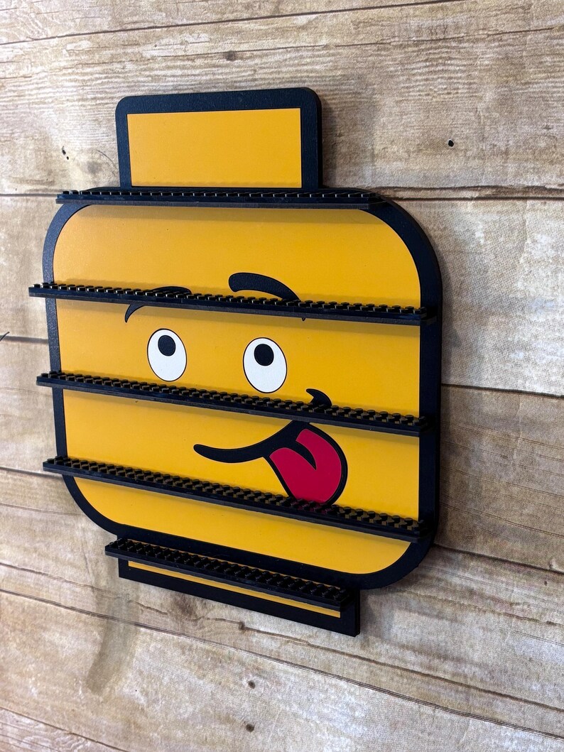 Classic LEGO® Character Head Minifigure Display - Handmade LEGO® Head ...