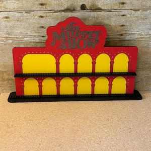 The Muppet Show Stage Handmade Mini Figure Display - Holds 24 Mini Figs ...