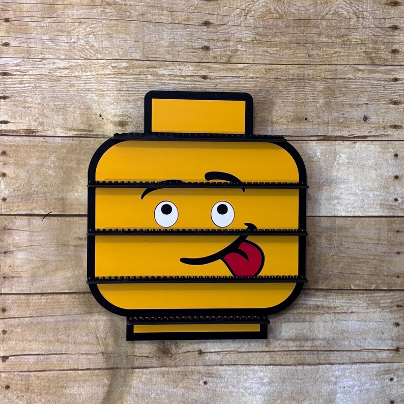 Classic LEGO® Character Head Minifigure Display - Handmade LEGO® Head ...