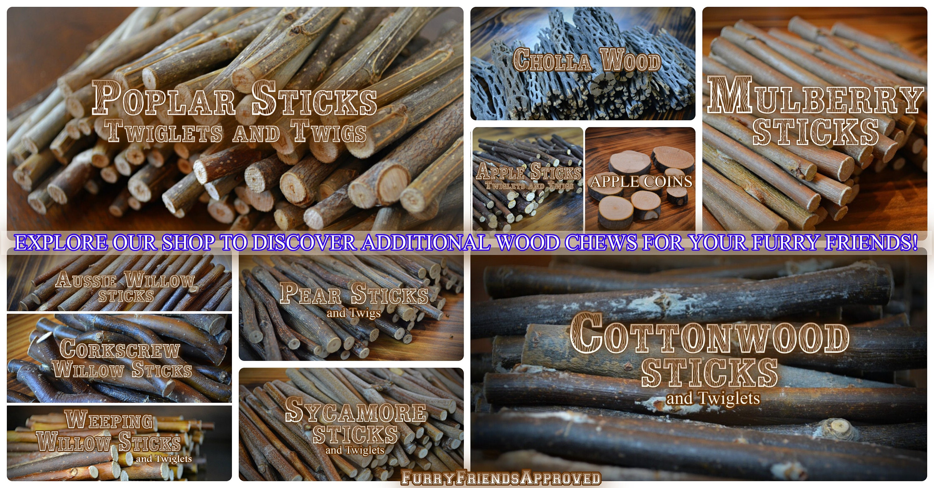 Weeping Willow Sticks Treats for Small Pets Twiglets - Etsy