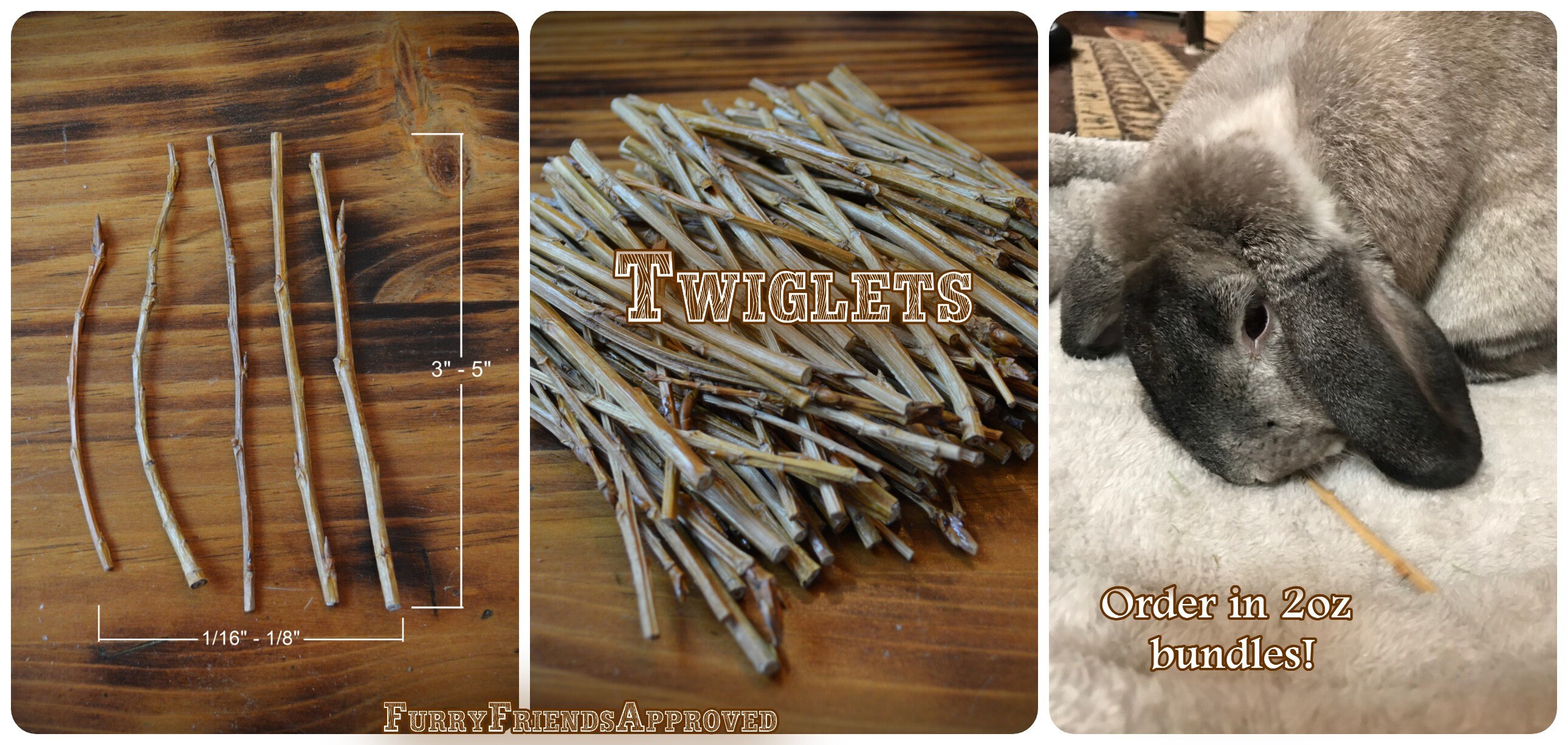 Poplar Sticks Treats for Small Pets Twiglets Twigs Sticks | Etsy