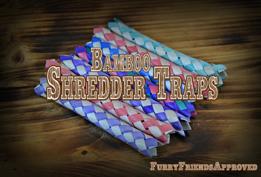 Bamboo Shredder Traps, Toy for Small Pets, Chinchilla, Degu, Ferret ...