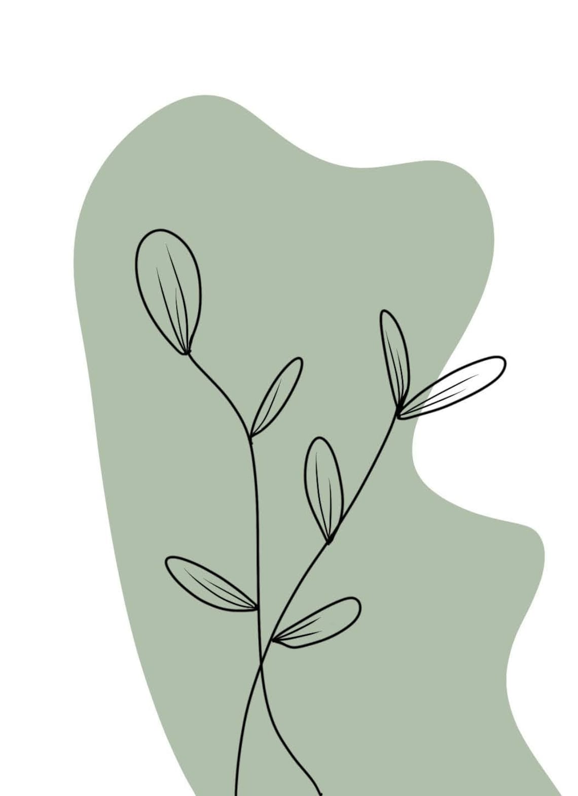 Digital Download Green Floral Posters Set of 4 - Etsy UK