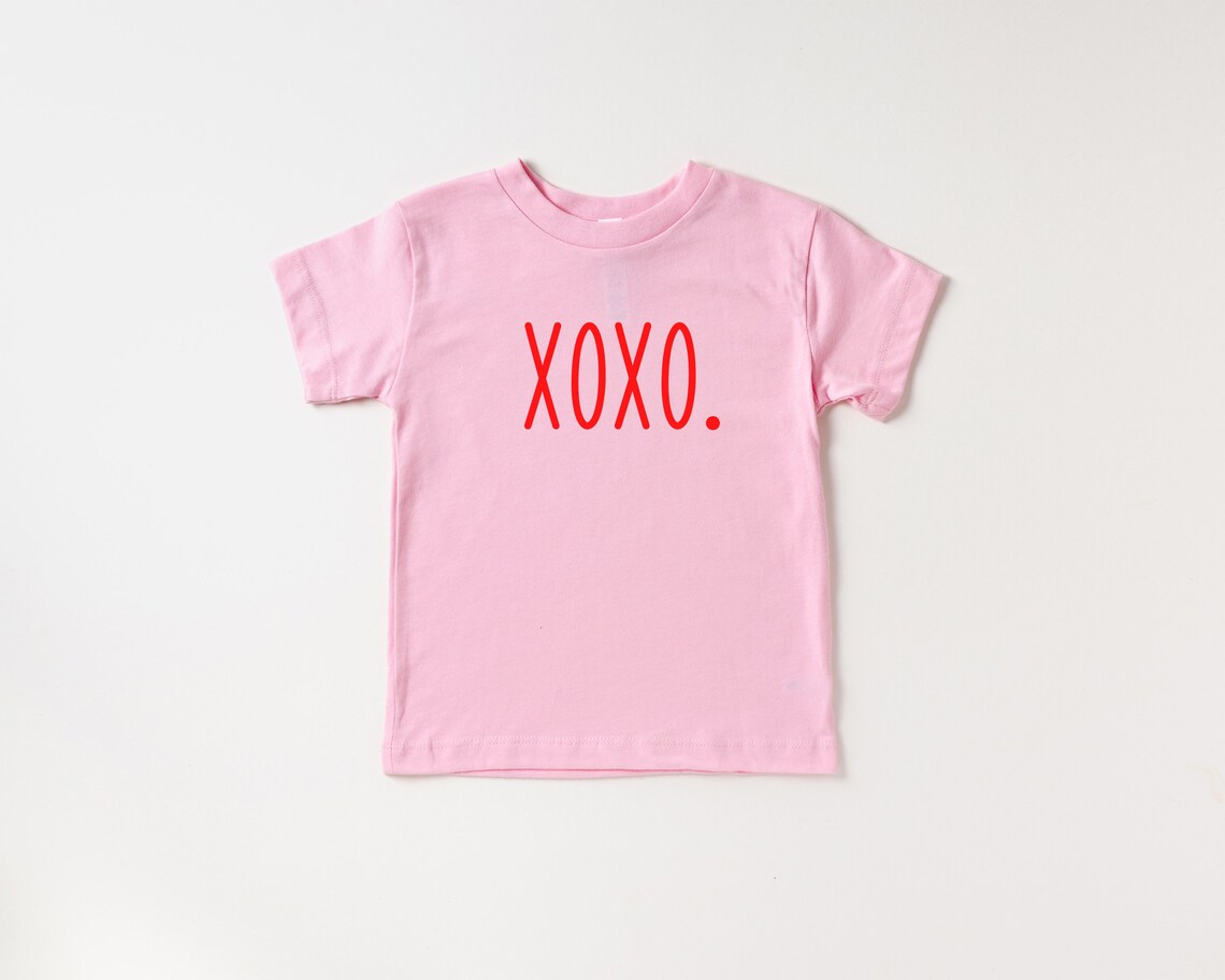 Abrazos Y Besos Día De San Valentín Bebé Niño Camisa Xoxo Etsy