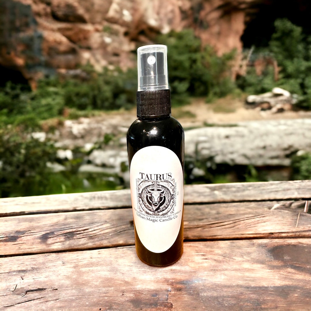 Zodiac Crystal Body Mist, Taurus Aura Body Spray, Luxury Pillow, Linen ...